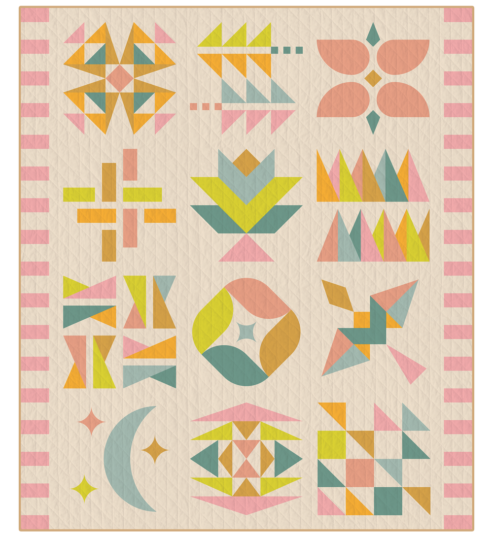 Hand+Soul 2026 Block of Month by Eudaimonia Studio | Celestial Desert – Global Fiber Shop