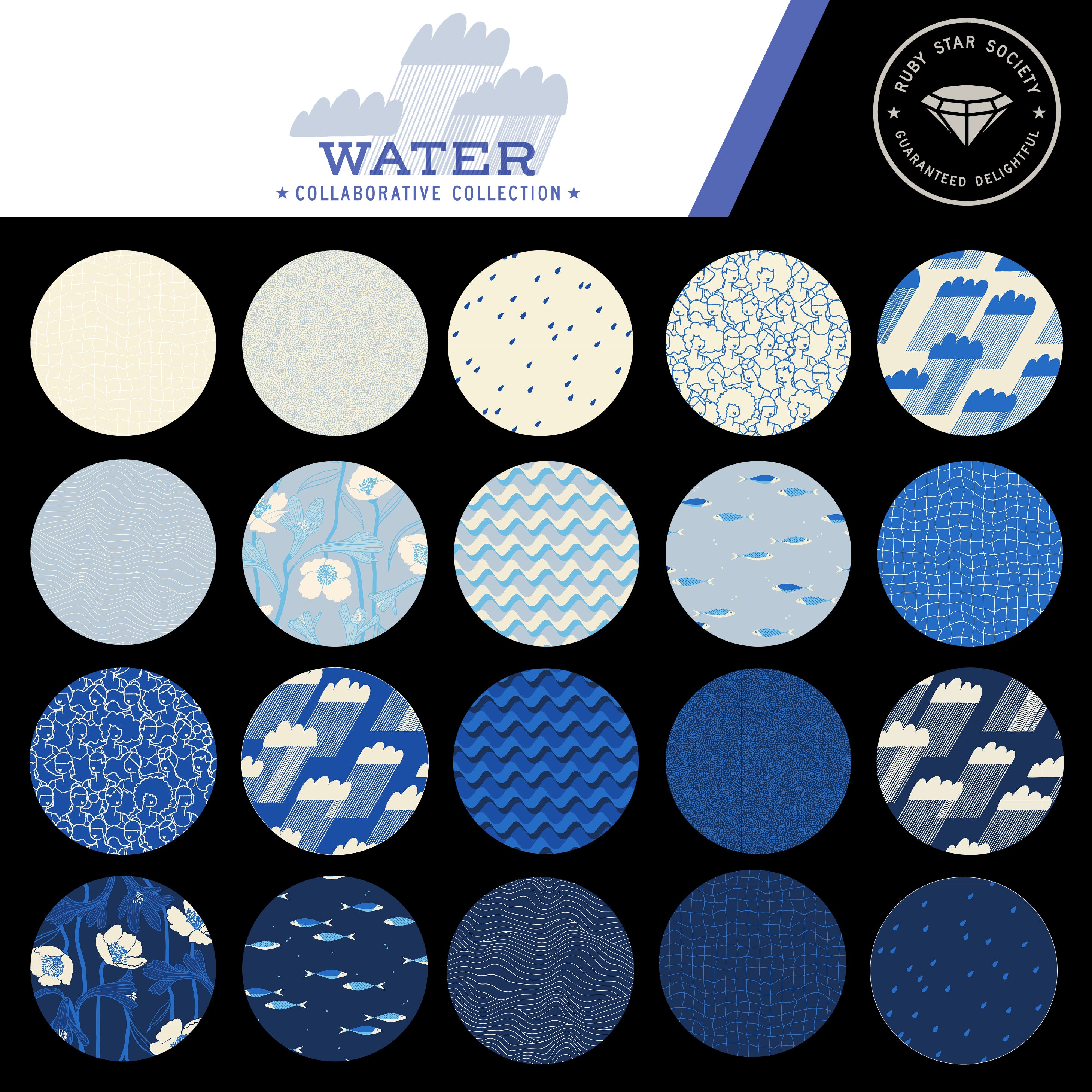 Water | Ruby Star Society - Collaborative Collection – Global Fiber Shop