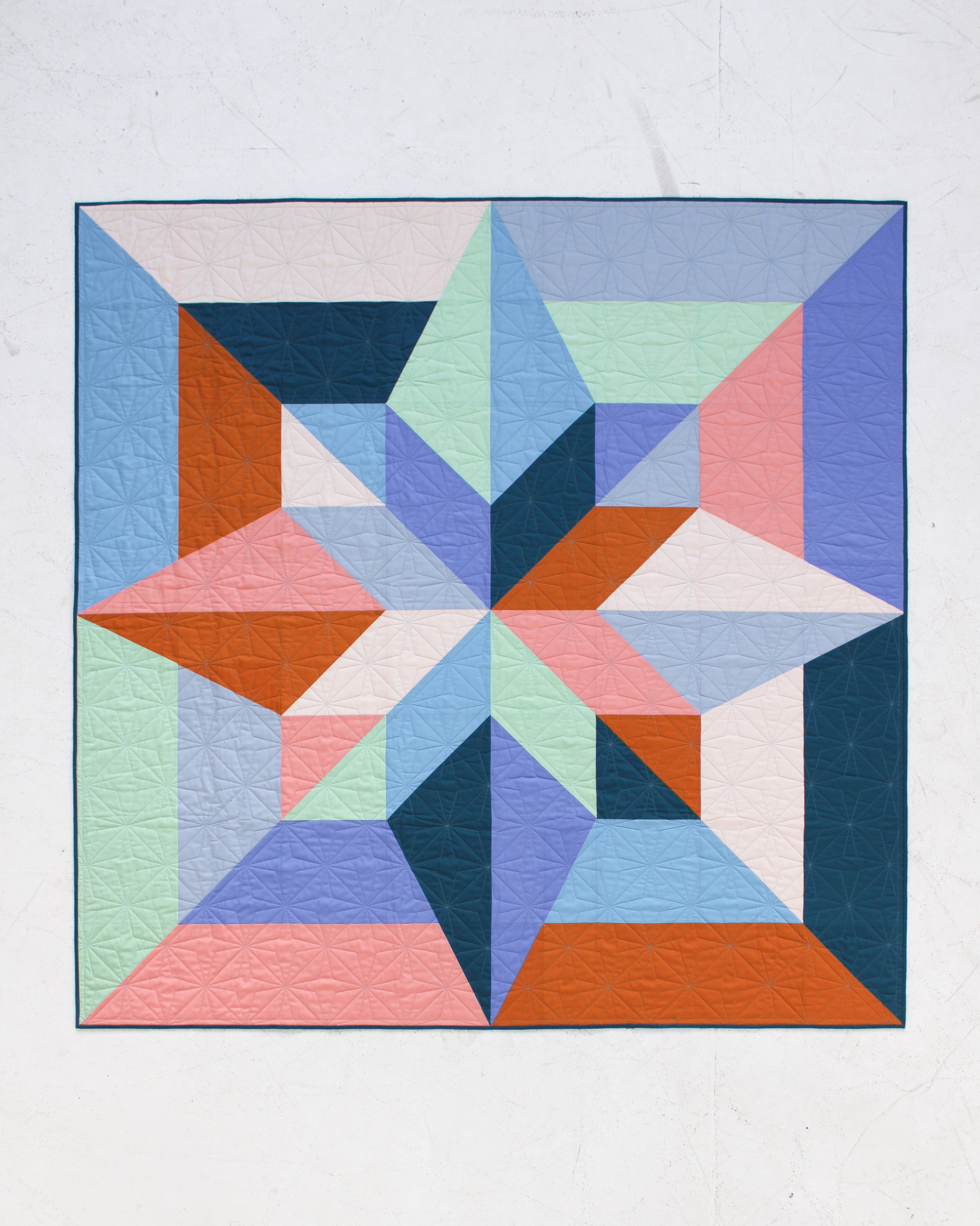 Arete Quilt Kit by Eudaimonia Studio | Wild Blue – Global Fiber Shop